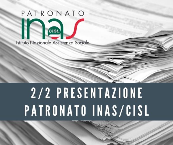 02/02 Presentazione Patronato INAS CISL - Associazione Diesis